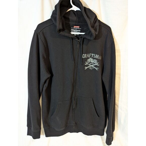craftsman | Jackets & Coats | Craftsman Tools Black Full Zip Hoodie ...